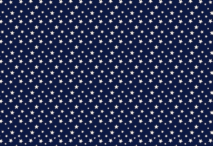 Navy Star Pattern Wallpaper for Kids' Rooms
