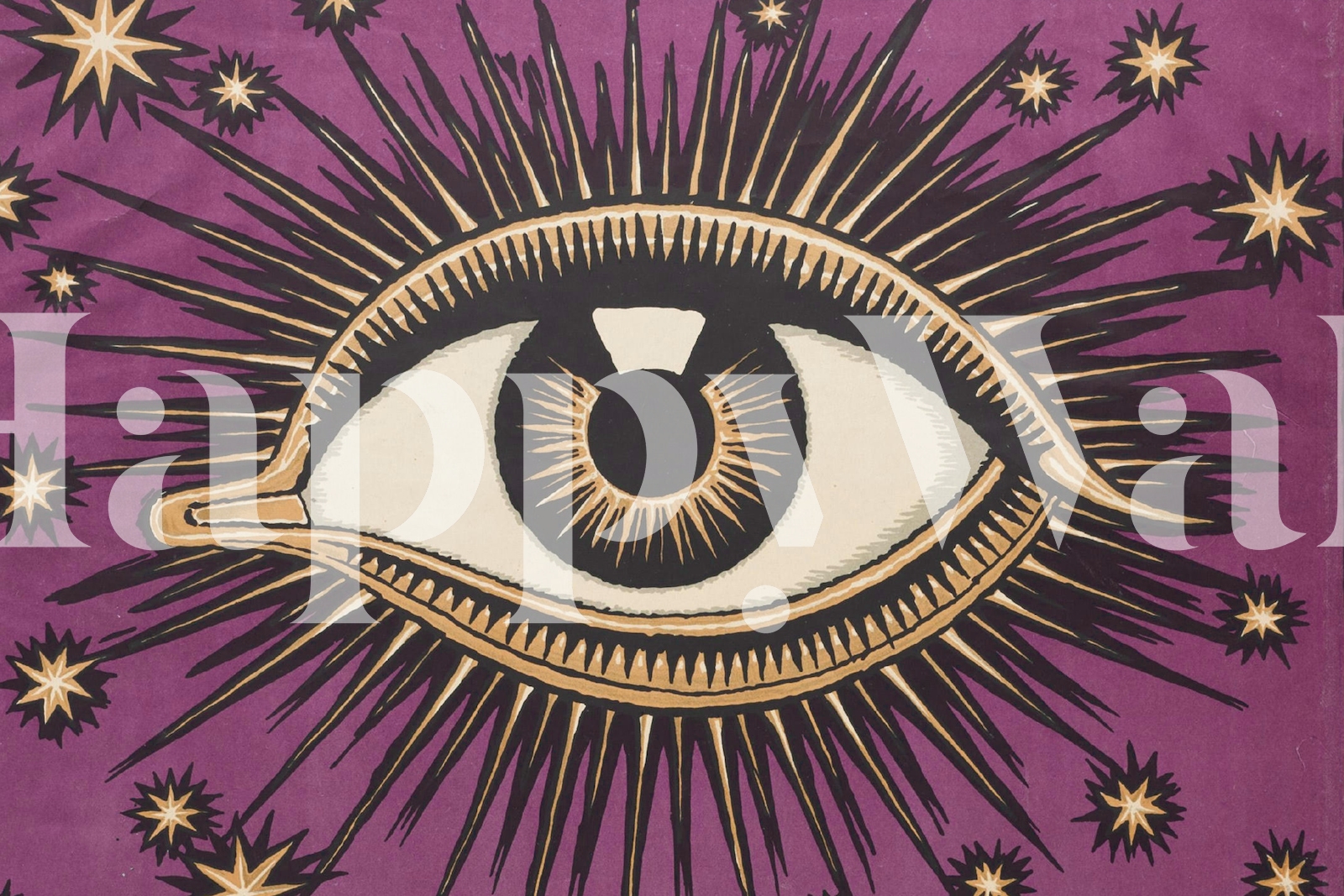 All Seeing Eye Purple Wallpaper Design