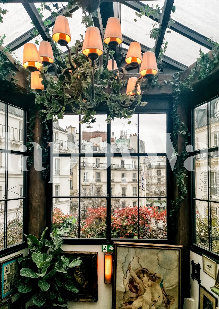 Paris Window wallpaper - Happywall