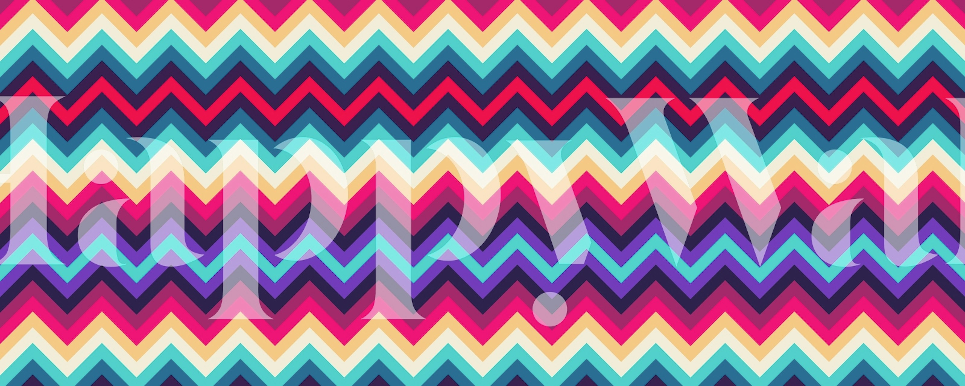 Colorful Chevron Wallpaper for a Bold and Vibrant Space