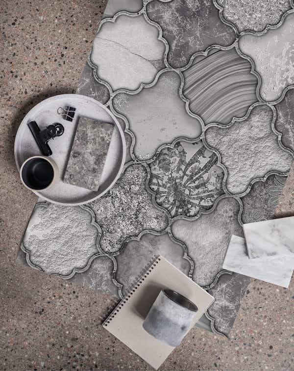 Shabby Chic Moroccan Tiles Wallpaper - Happywall