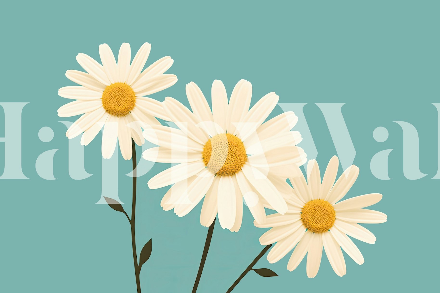 Spring Daisies Wallpaper | Happywall.com