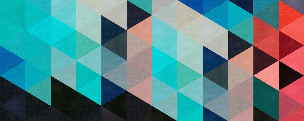 Colorful Geometric Triangles Wallpaper
