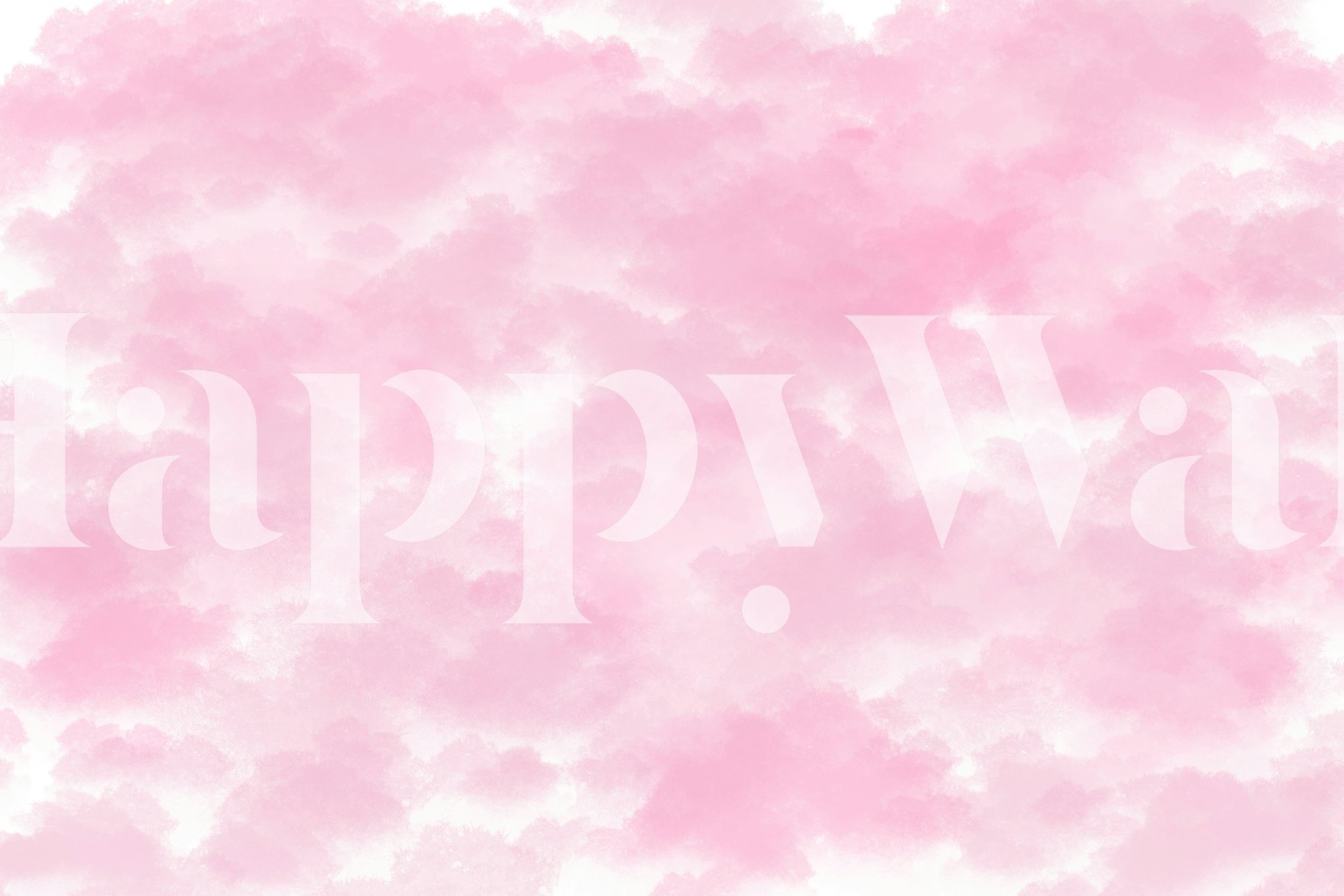 Shop Celestial Pink Clouds Wallpaper | Happywall