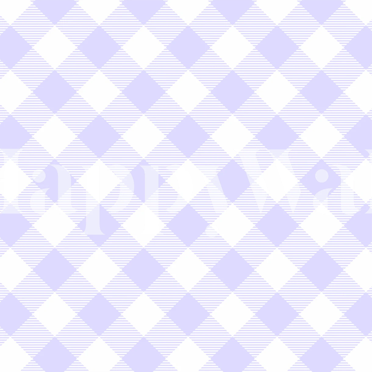 Pastel Violet Gingham WallArt wallpaper - Free shipping | Happywall