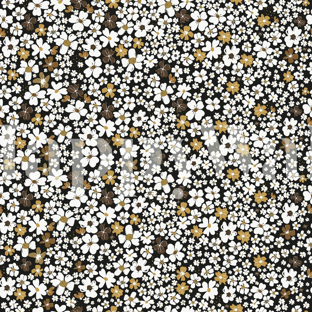 Daisies Ditsy Wallpaper - Buy Floral Wallpapers on Happywall