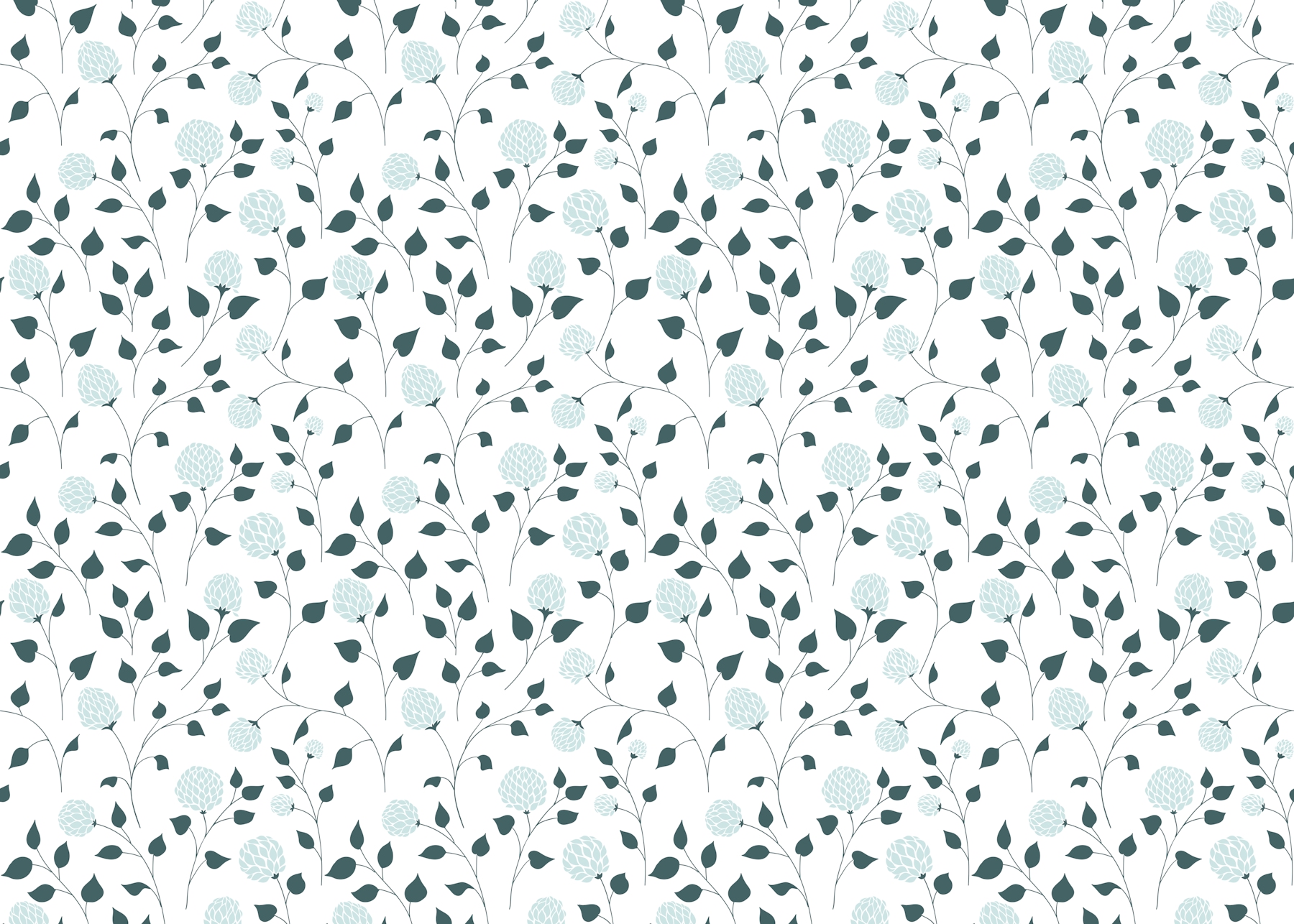 Doodle Flowers 2 Wallpaper - Happywall