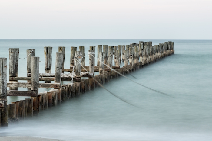 Ocean Inspired Pier Wallpaper