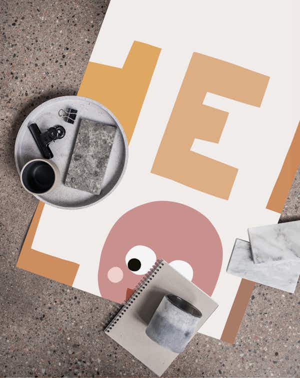 Hello Love boho 1 wallpaper - Free shipping | Happywall