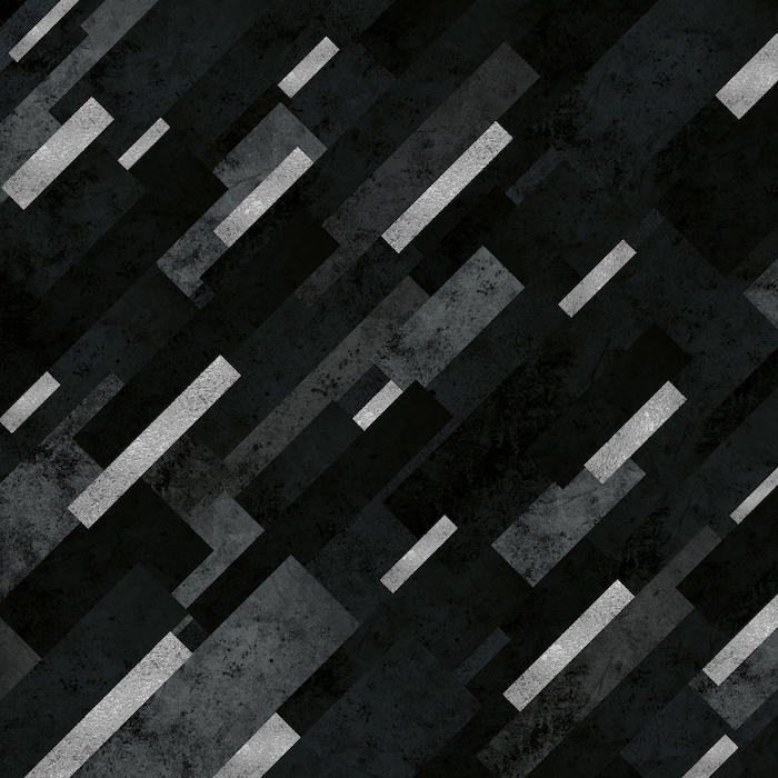 Grey Charcoal Layered Pattern Wallpaper