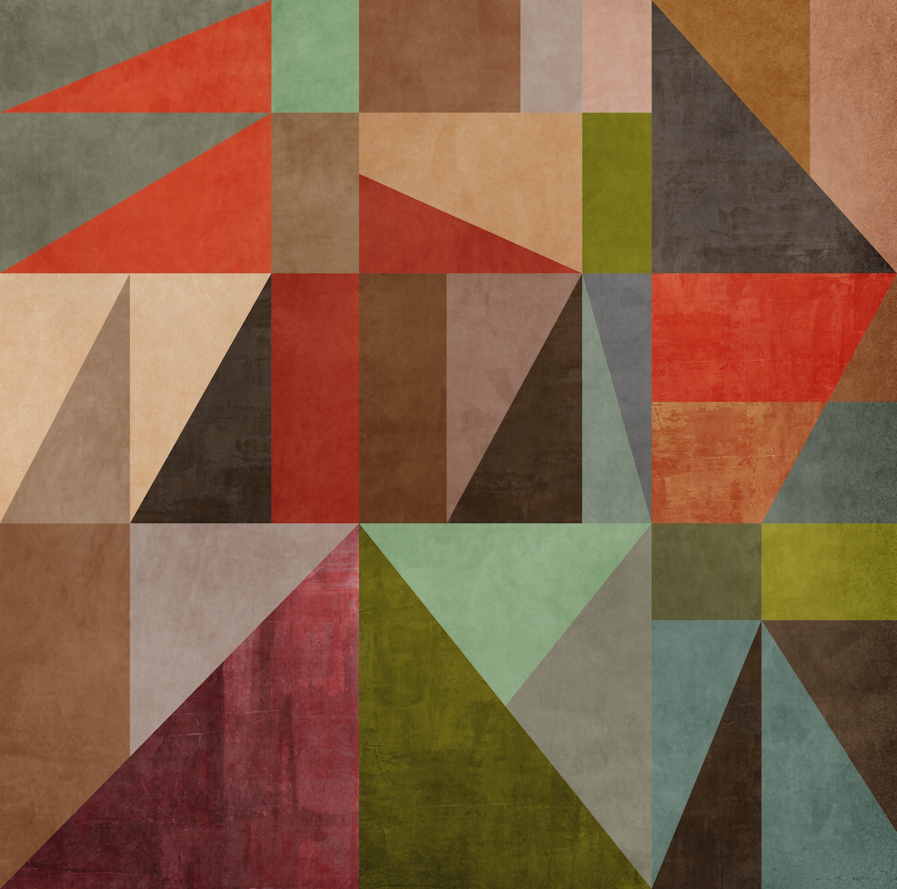 Geometric with Triangles 27 Wallpaper - Buy Online | Happywall