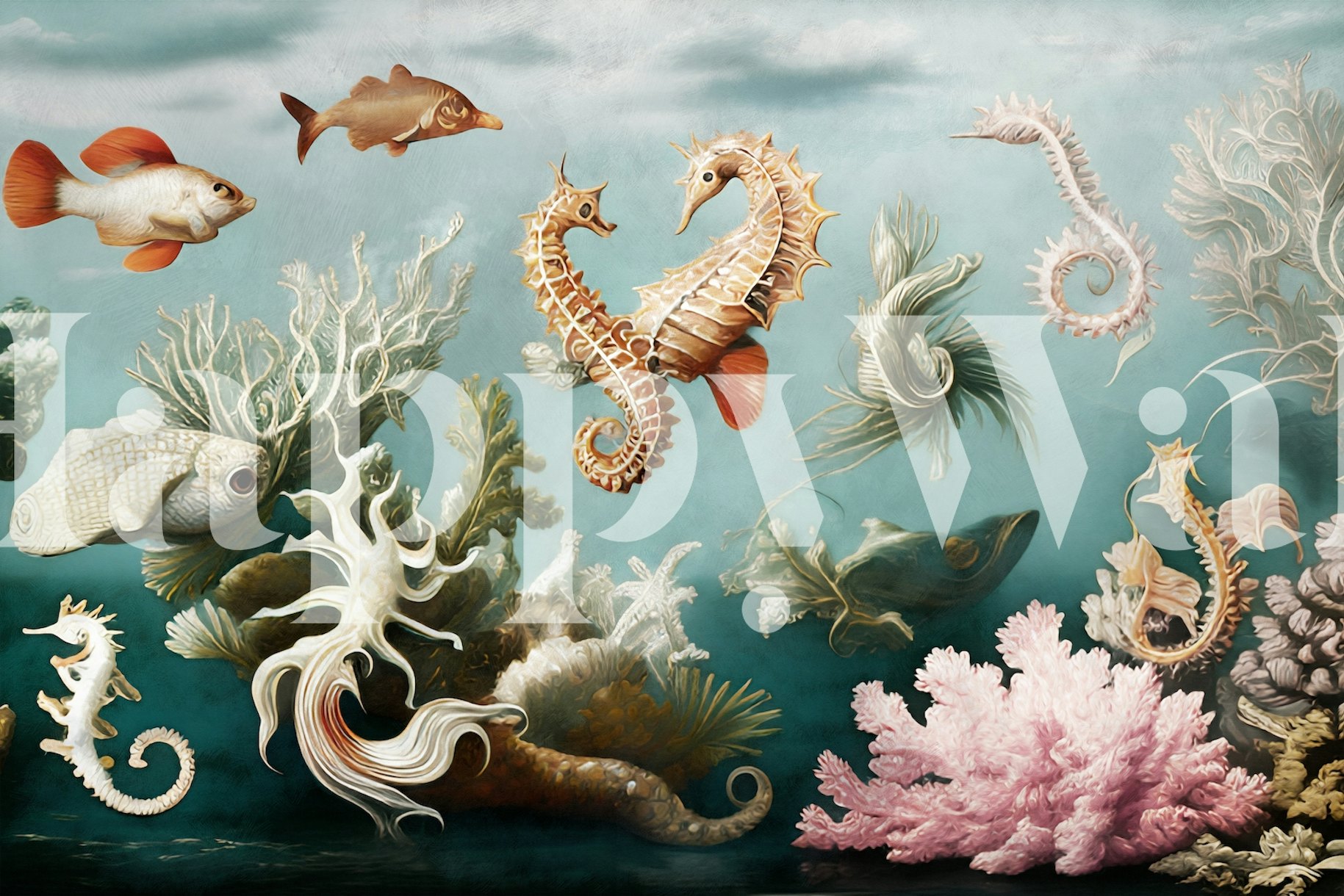 Discover the Magic of Underwater with our Water World Wallpaper | Happywall