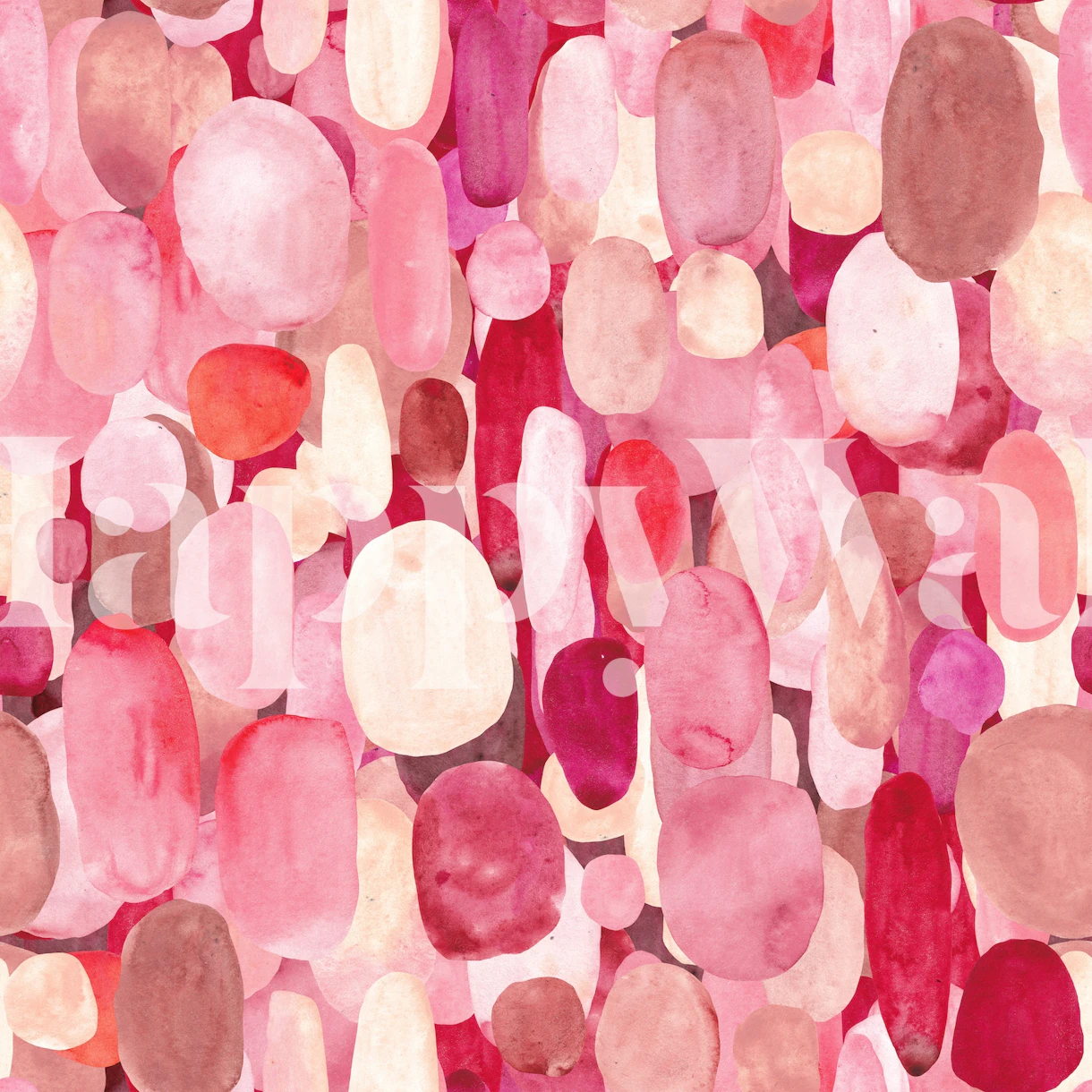 Red Spots Wallpaper | Bright and Cheerful | Happywall