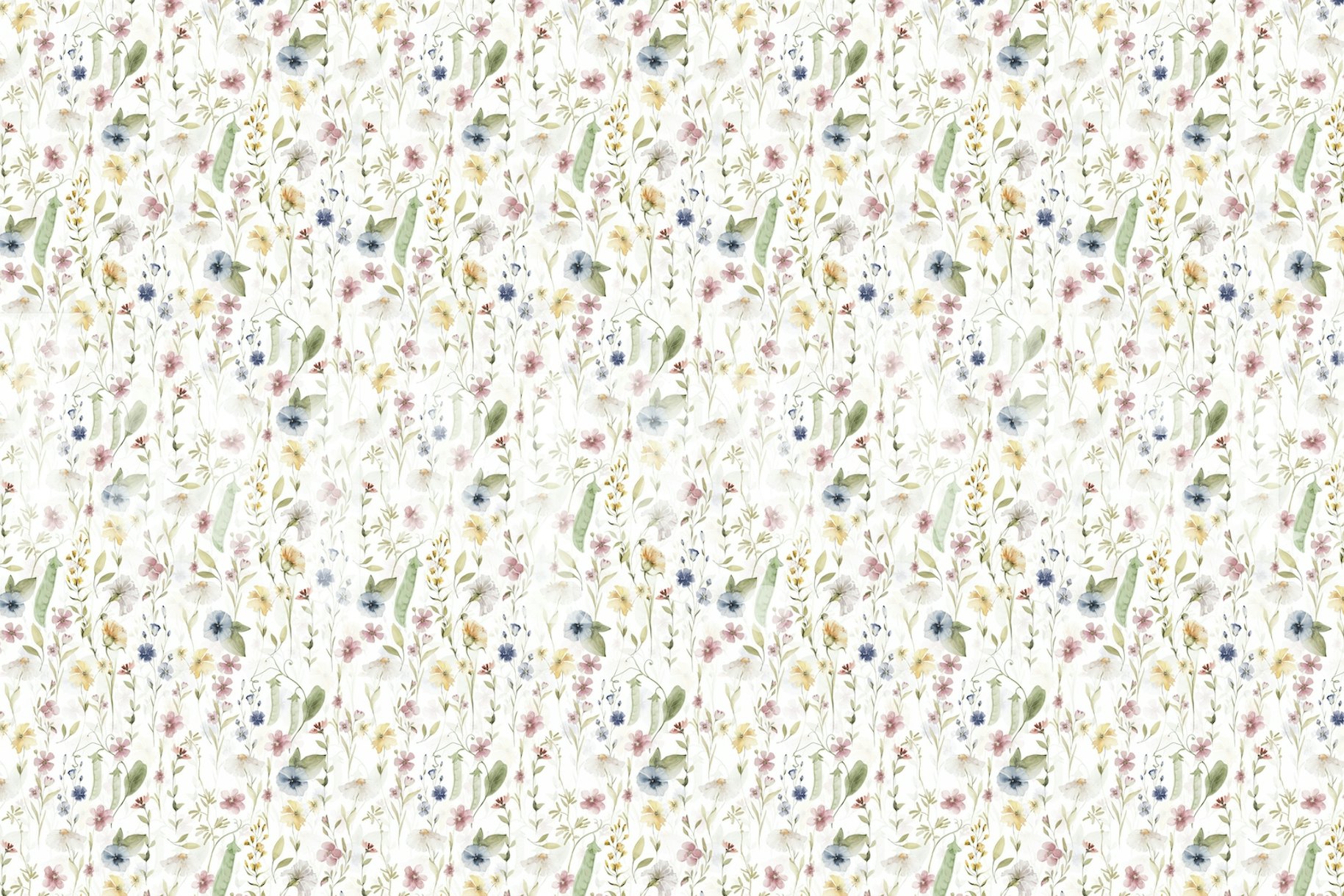 Kids Midsummer Meadow wallpaper - Free shipping | Happywall