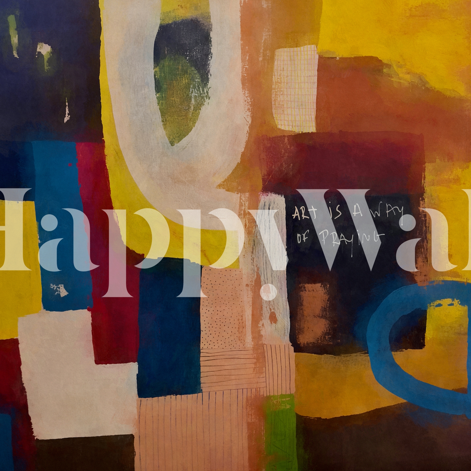 Colorful Rustic 4 Wallpaper - Shop Now at Happywall