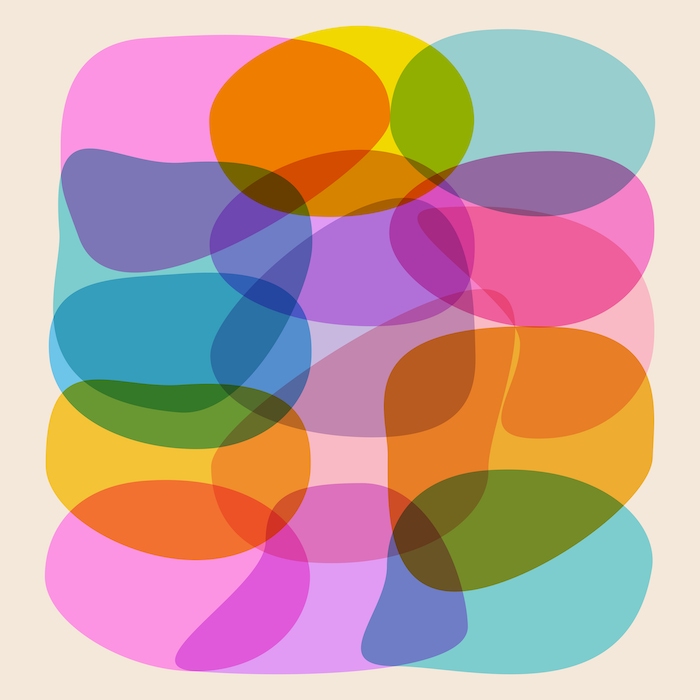 Color Overlap Wallpaper | Buy Unique Designs at Happywall