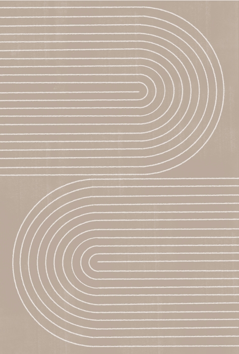 Modern Line Art Arch Wallpaper | Happywall