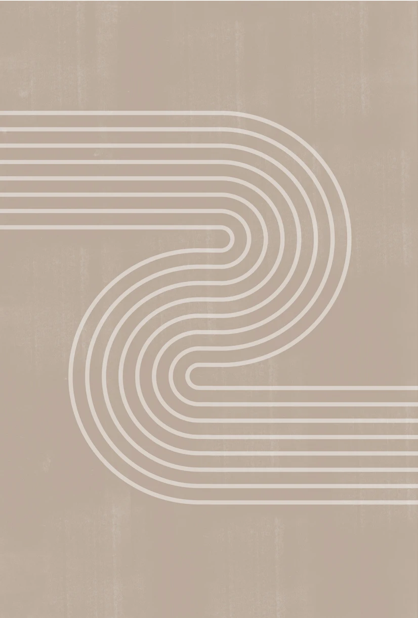 Simple Modern Design Arch Wallpaper | Happywall