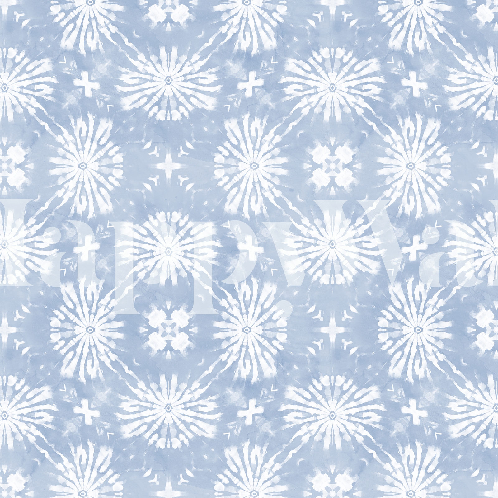 Light Blue Tie Dye Wallpaper - Buy Online at Happywall