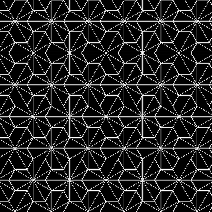 Black Modern Pattern1 Wallpaper - Buy Online Today | Happywall