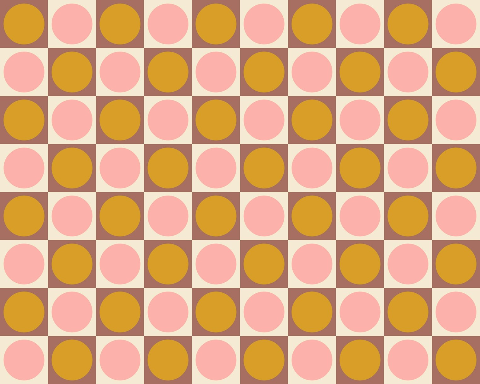 Pink and Yellow Checkerboard wallpaper - Free shipping | Happywall