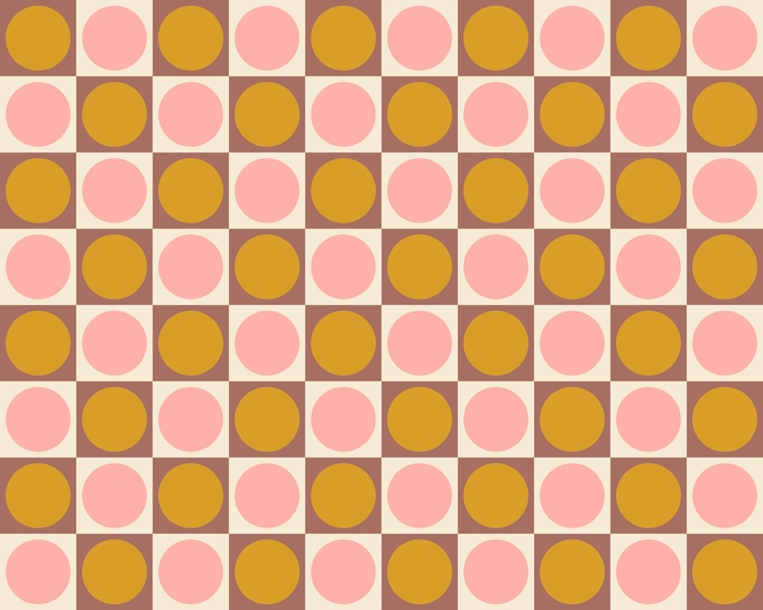 Pink and Yellow Checkerboard Wallpaper - Happywall