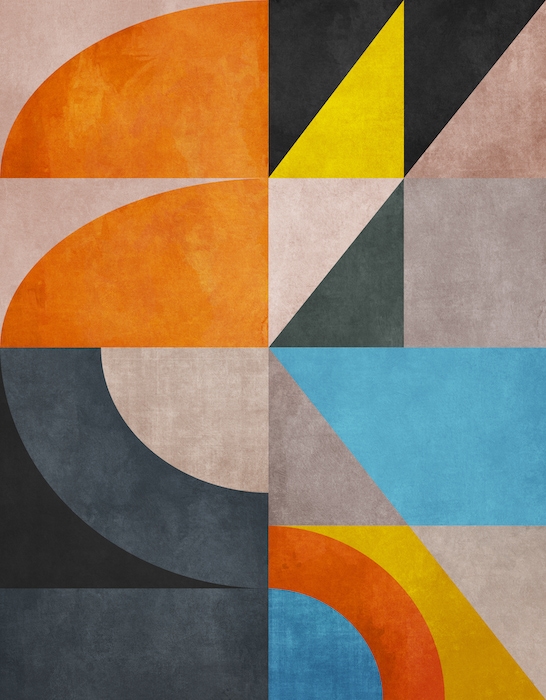 Colorful Geometric Abstract Wallpaper