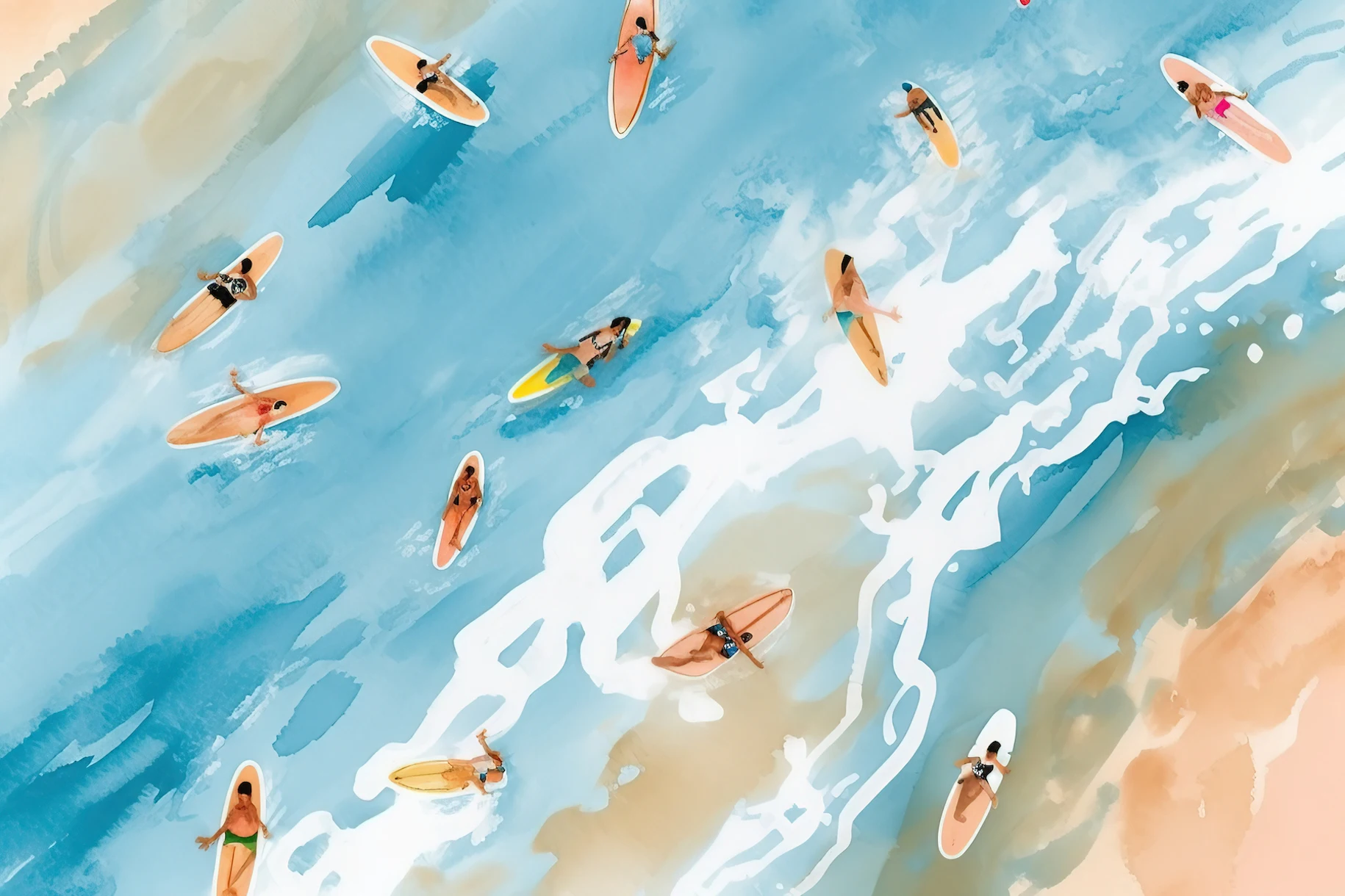 Surfer's Wallpaper | Happywall