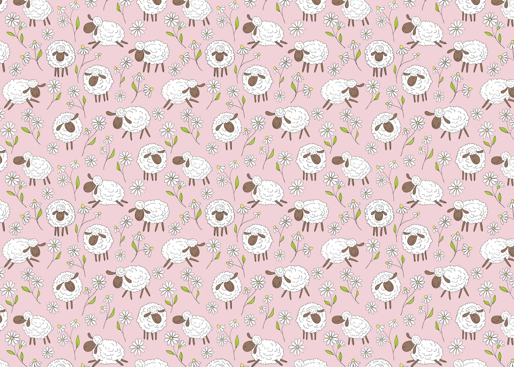 Buy Counting Sheep Wallpaper - Happywall