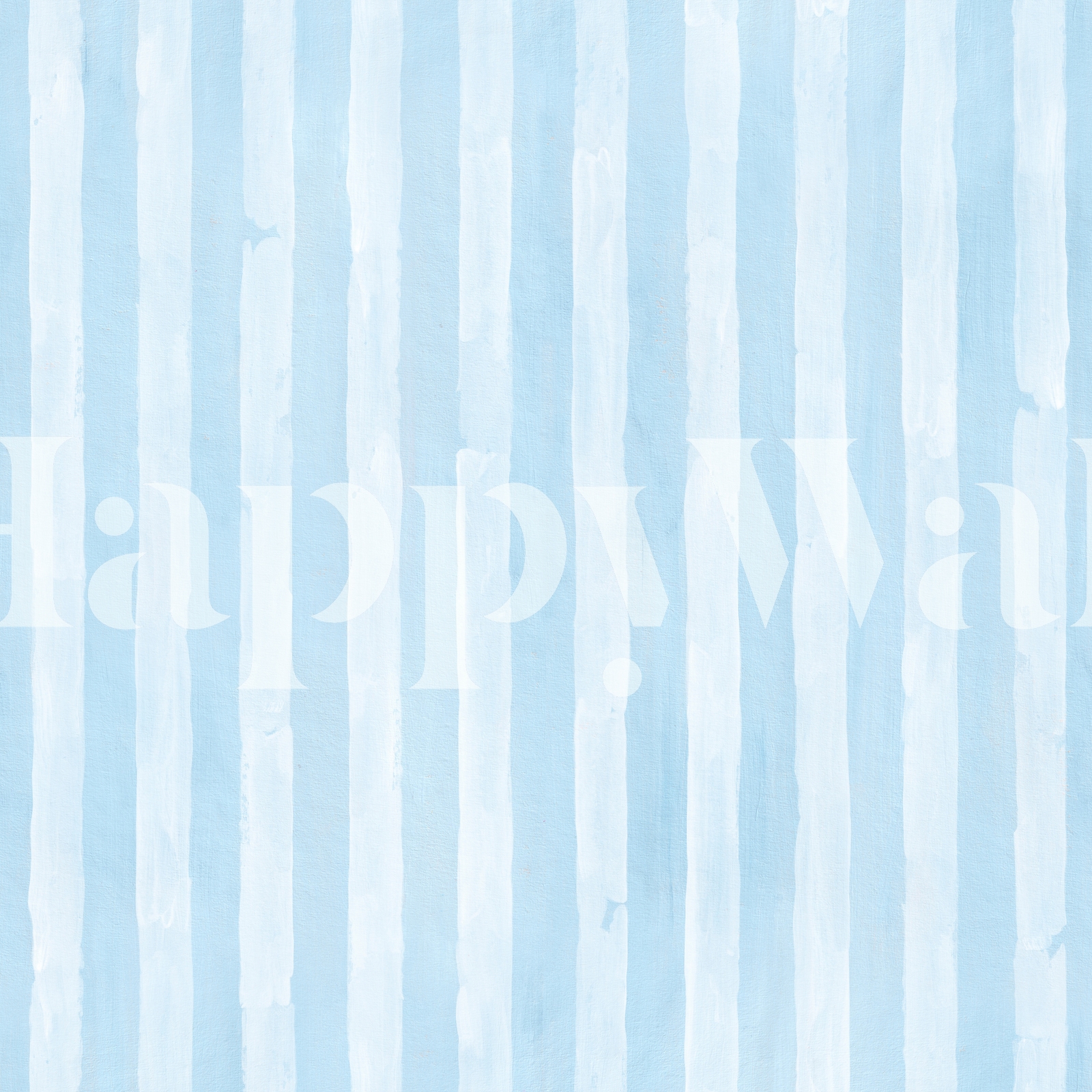 Light Blue Striped Wallpaper for Nursery