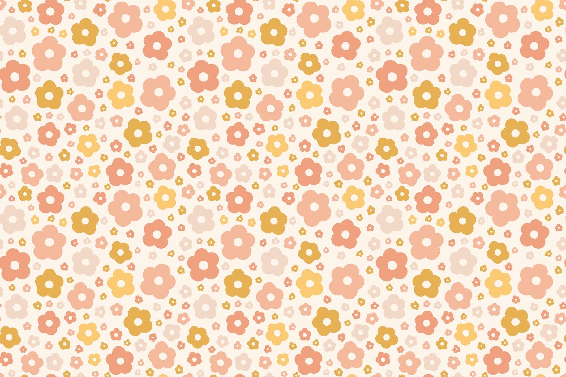 Boho Daisies Wallpaper - Happywall.com