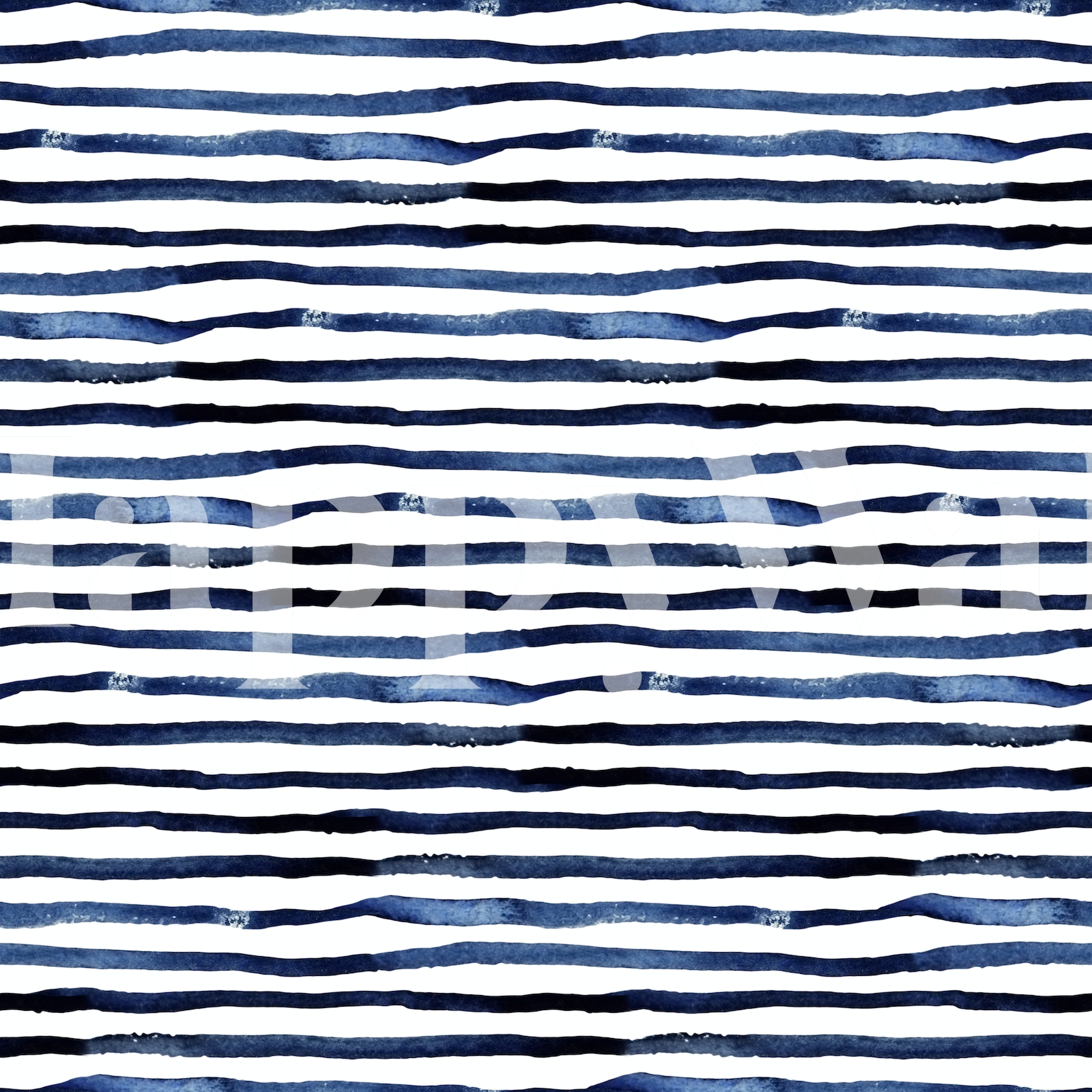 Indigo Blue Striped Wallpaper for Modern Rooms