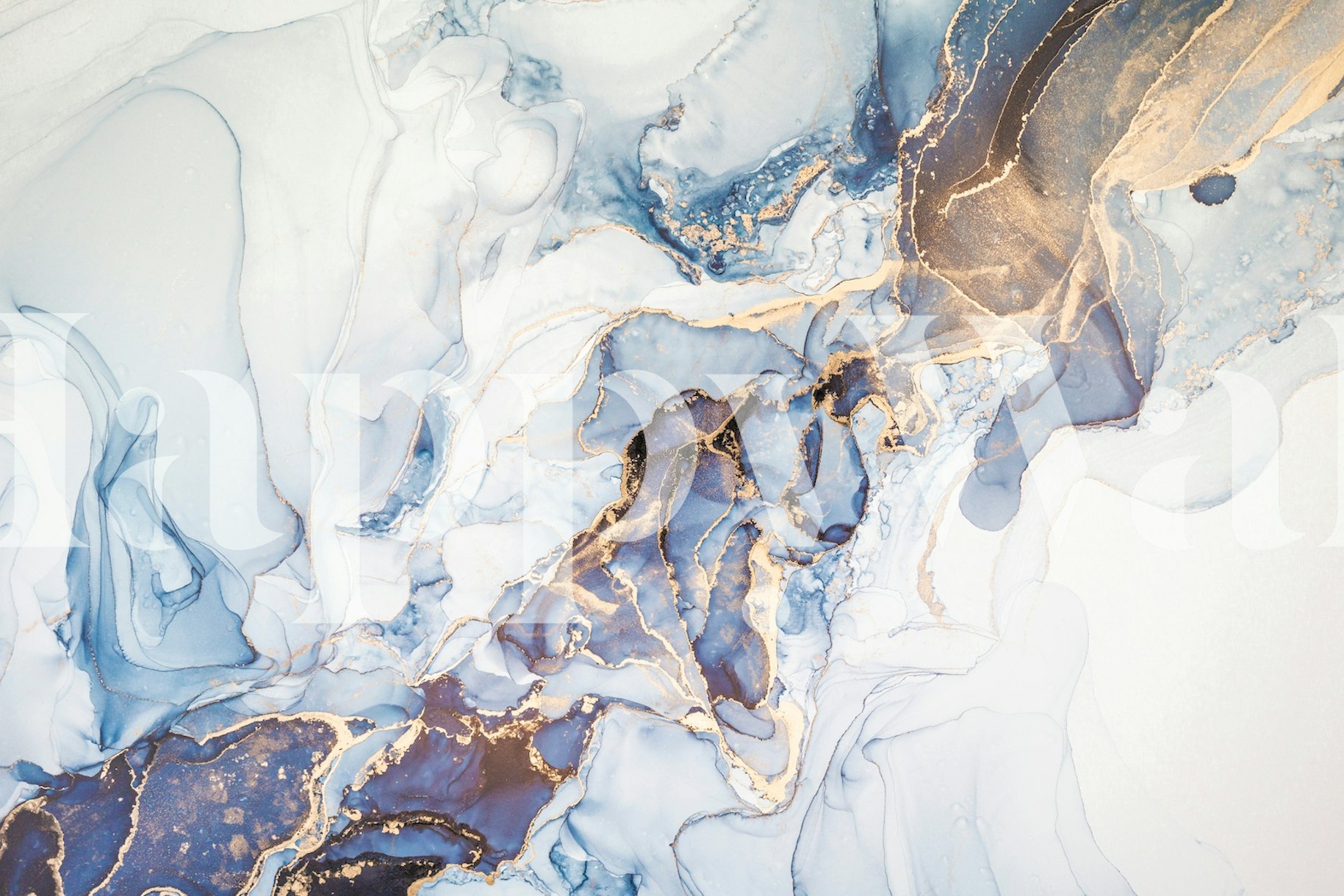 Luxury abstract ink wallpaper | Happywall