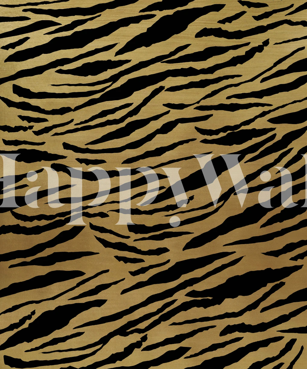 Tiger Animal Print Glam 1 Wallpaper | Happywall