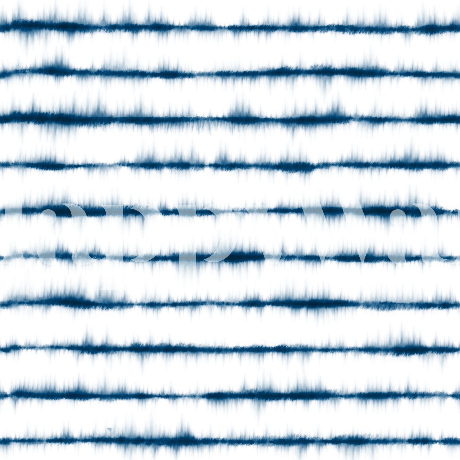 Blue Shibori Pattern Wallpaper