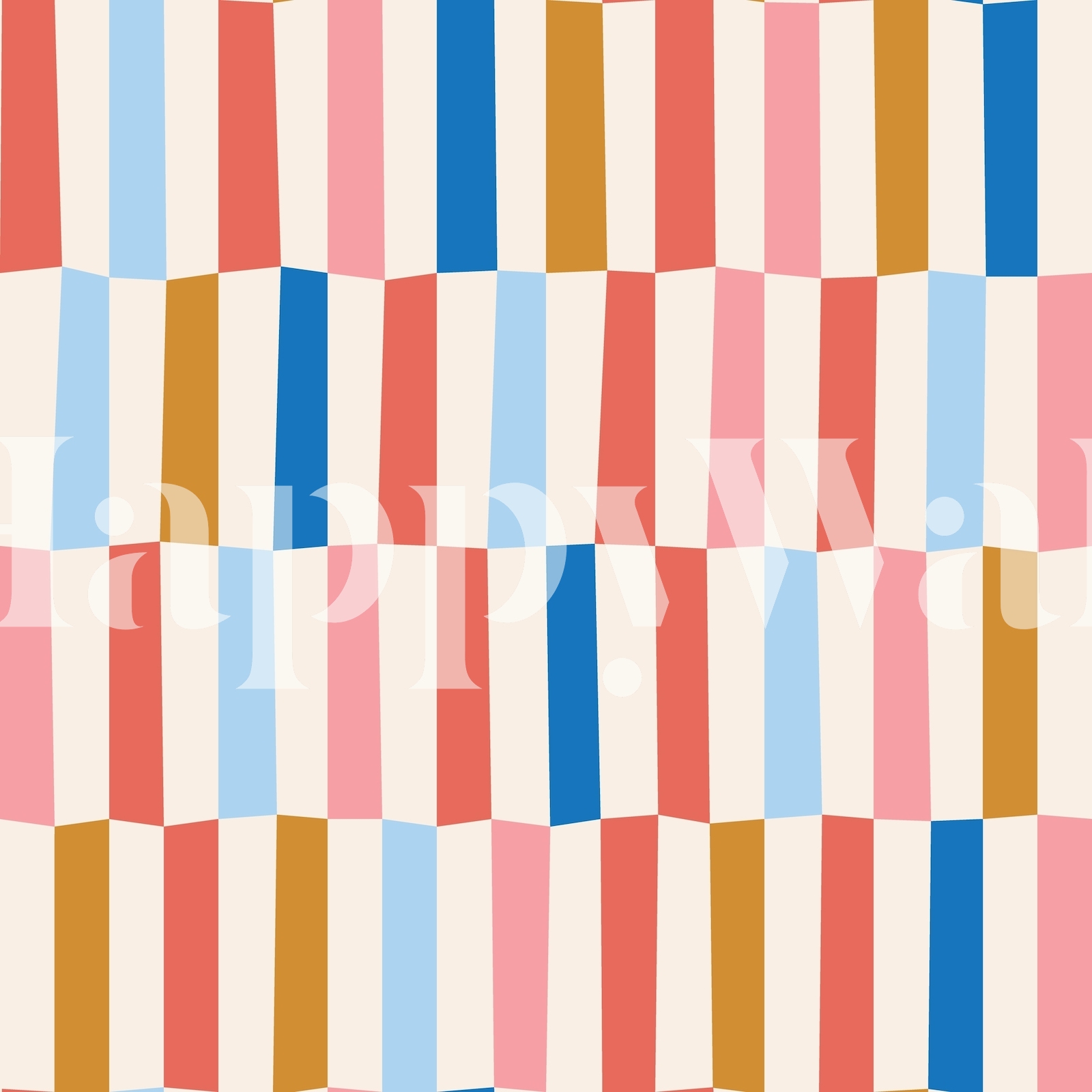 Colorful Striped Wallpaper for Modern Decor