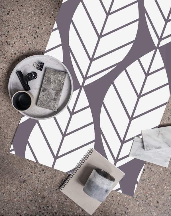 Contemporary Leaf Pattern Wallpaper | Happywall.com