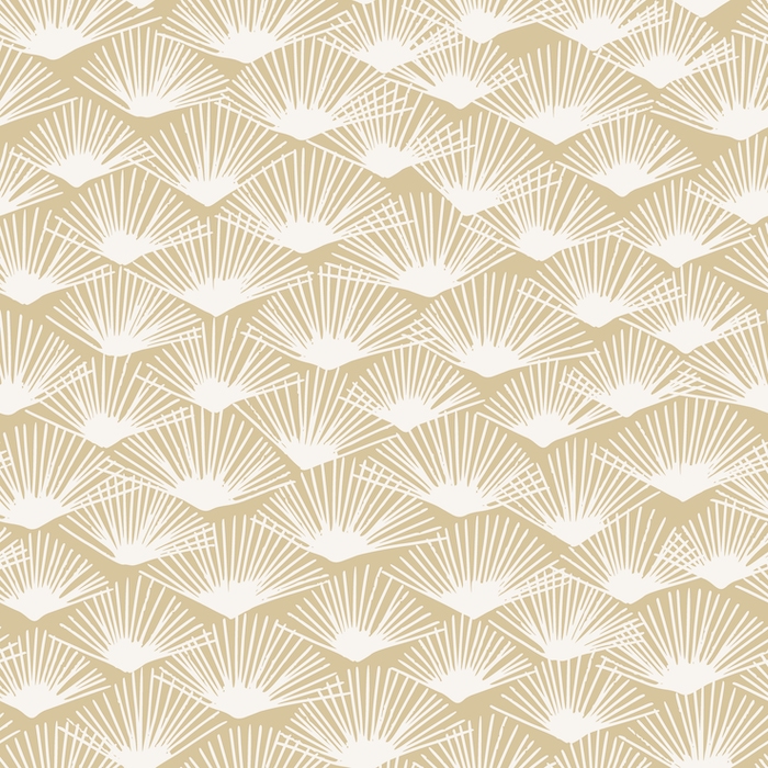 Abstract Palm Fans Sand Wallpaper - Buy Online | Happywall