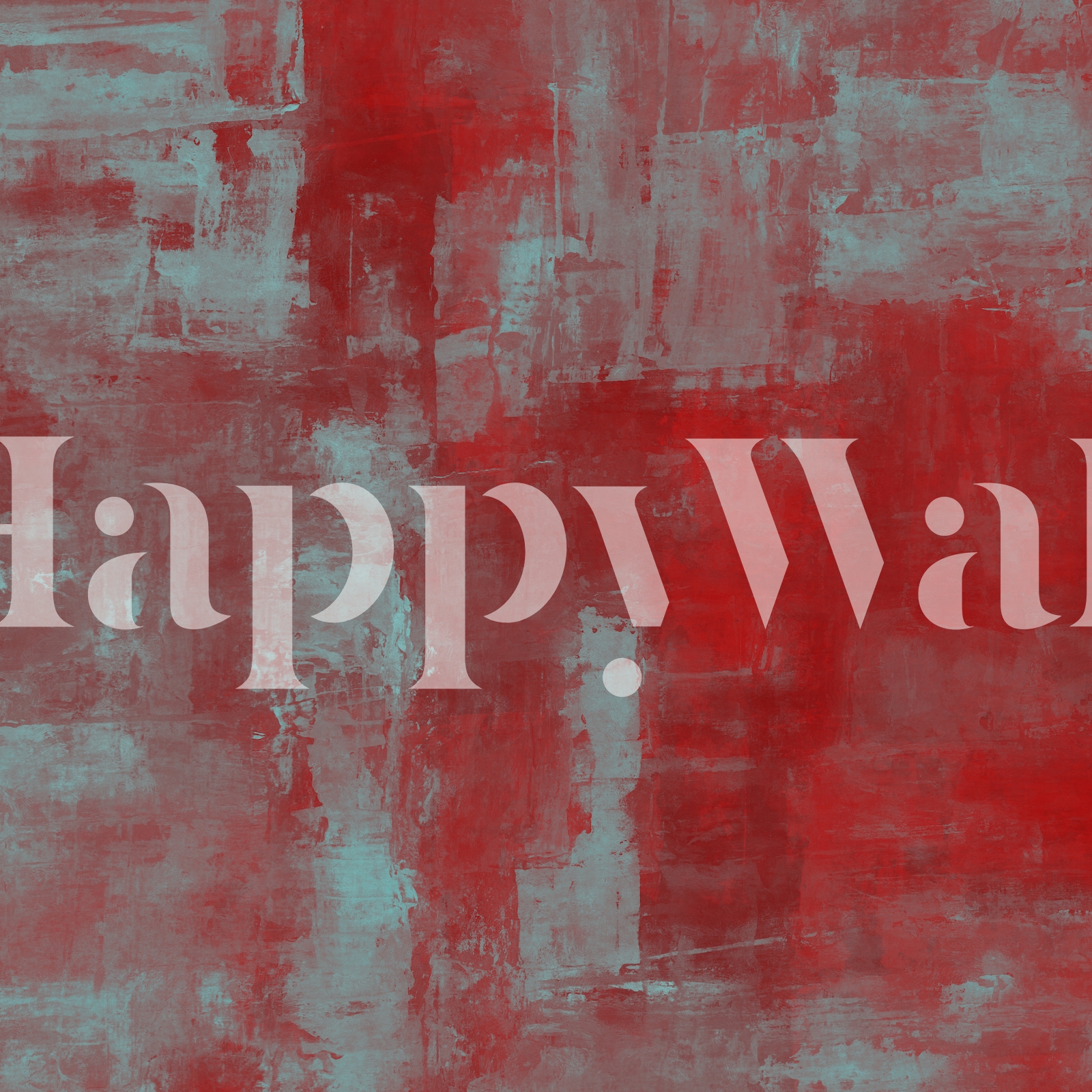 Rustic Red Abstract Textured Wallpaper