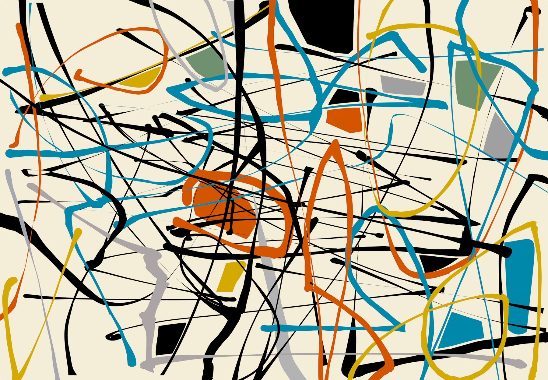 Colorful Doodles 7 wallpaper - Free shipping | Happywall