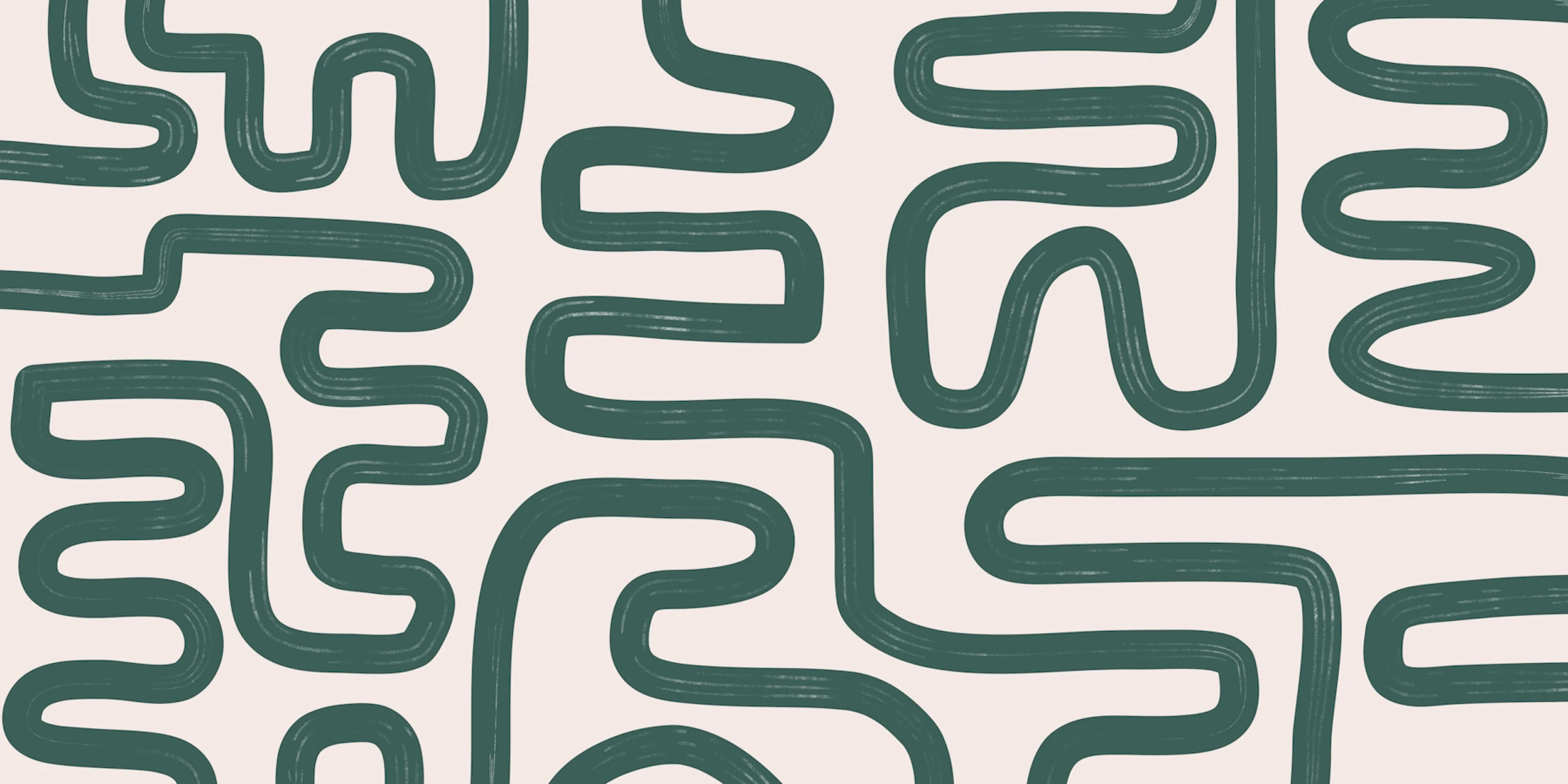 Abstract Line Green Wallpaper | Buy Online at Happywall