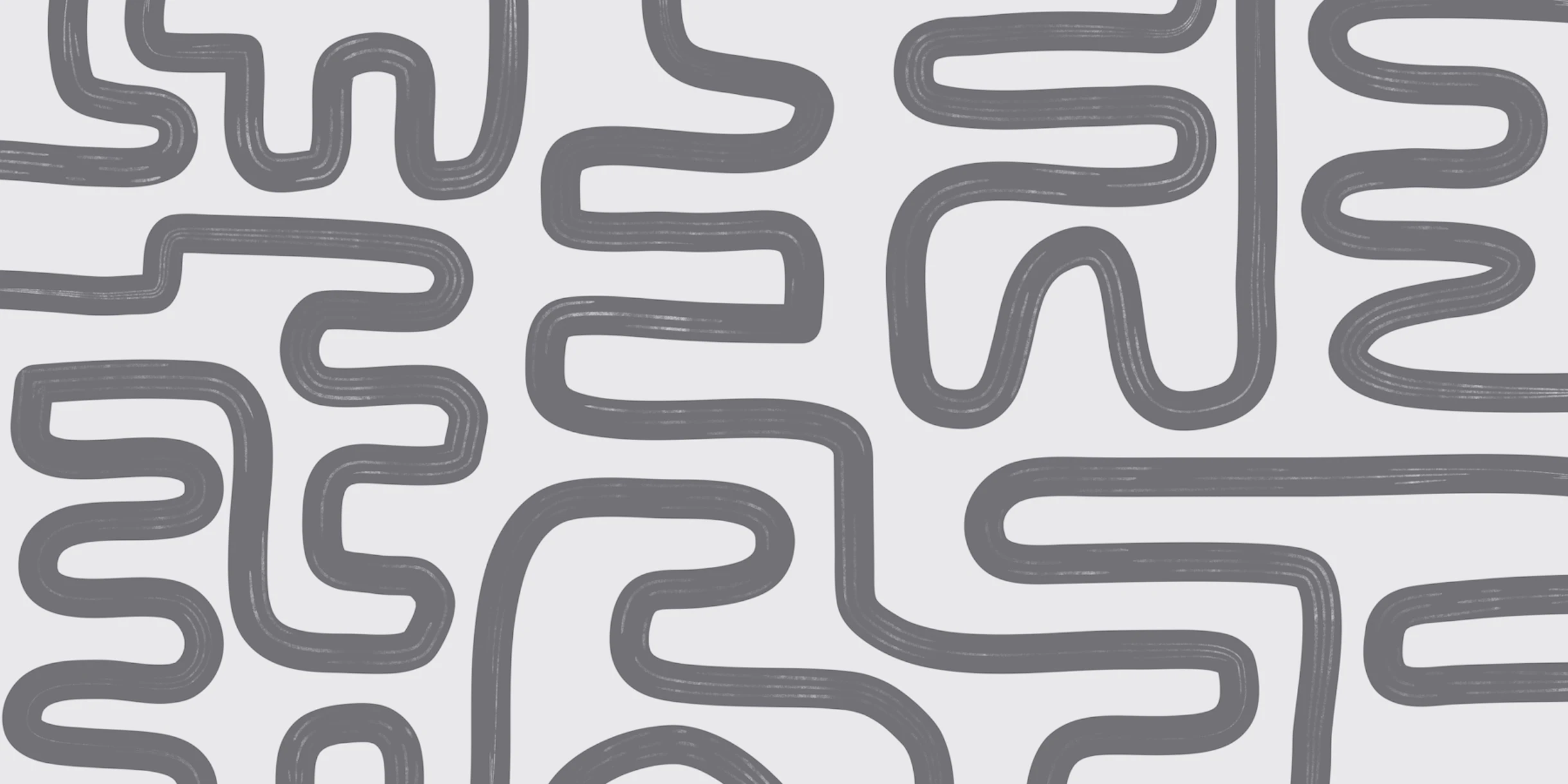 Buy Abstract Line Grey Wallpaper | Happywall