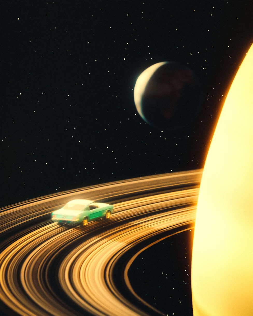 "Saturn Highway Wallpaper - Buy Custom Wallpapers Online | Happywall"