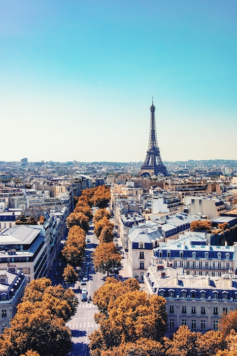 Autumn Paris Wallpaper with Eiffel Tower