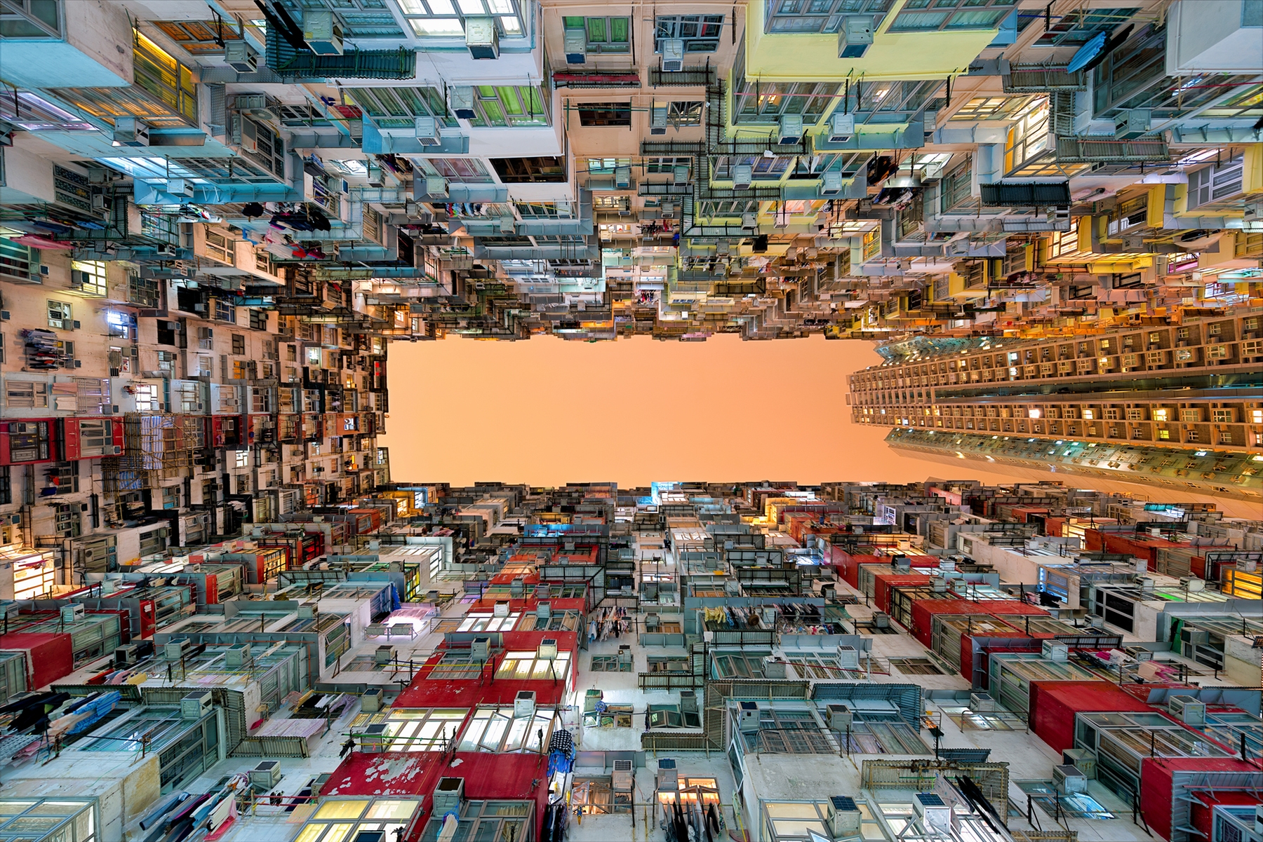 Crowded Spaces Wallpaper - Unique and Vibrant | Happywall