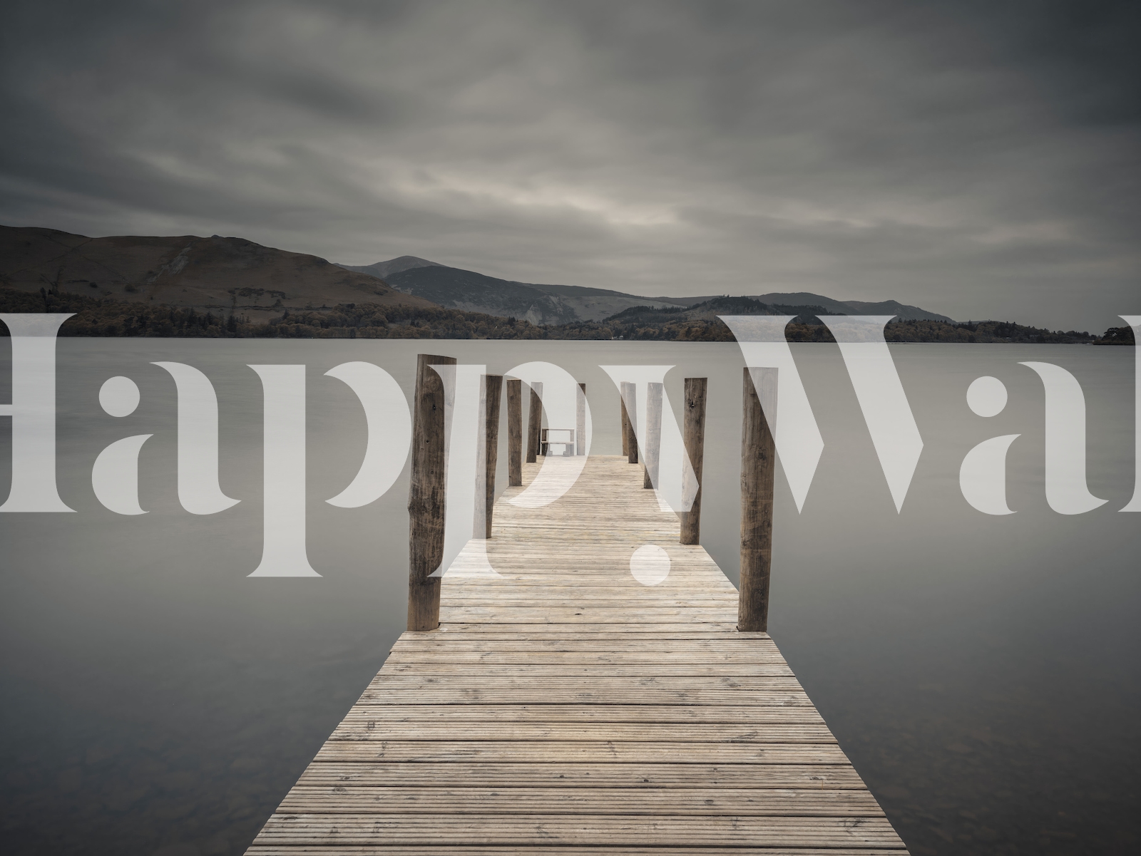 Jetty on Lake Wallpaper - happywall.com