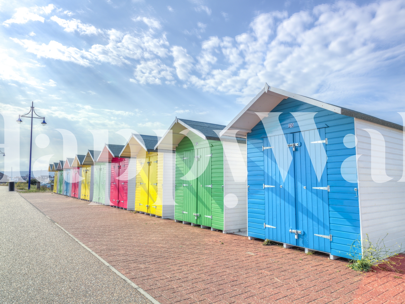 Colorful Coastal Delight Wallpaper - Vibrant Seaside Wall Decor