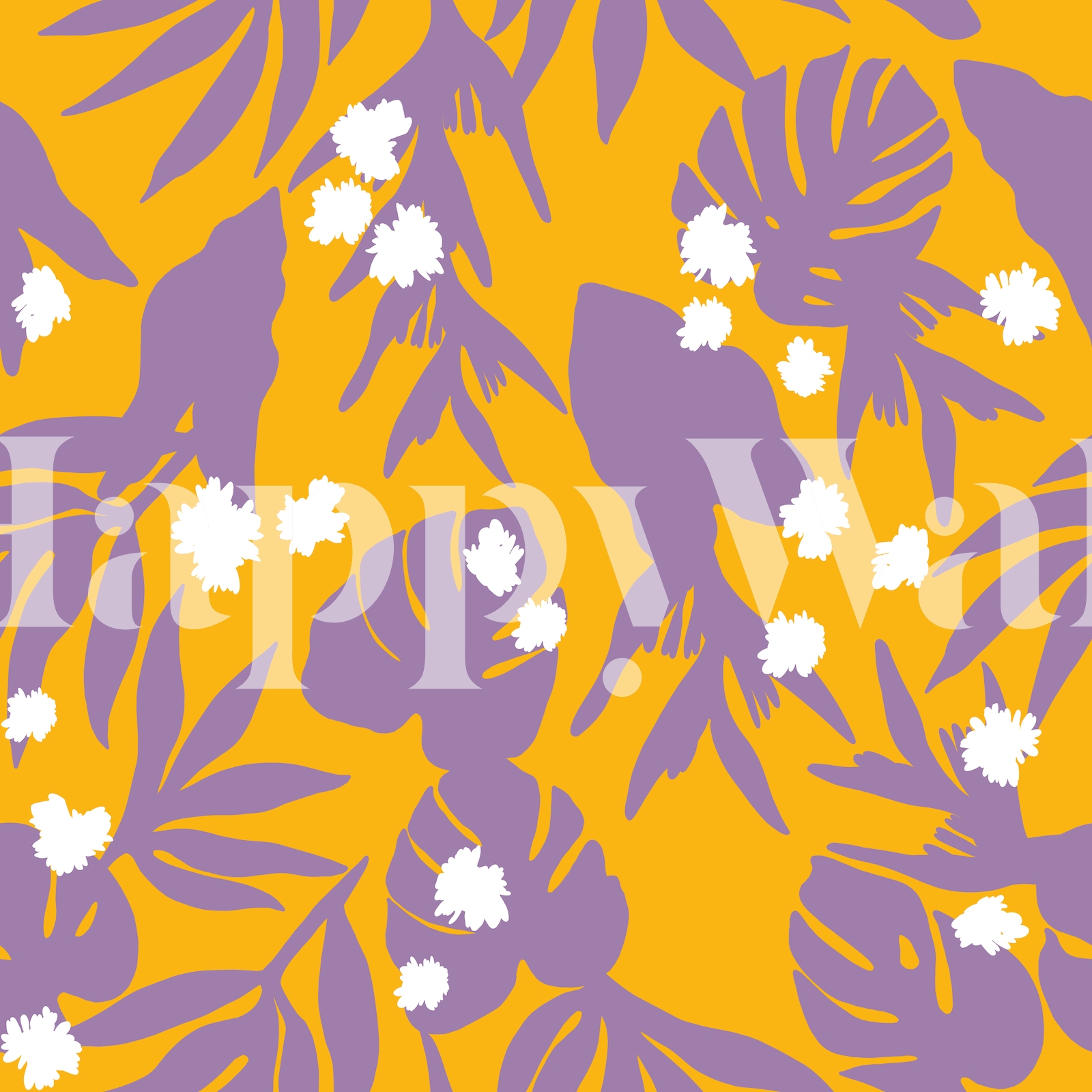 Buy Simple Modern Nature Jungle A Wallpaper | Happywall