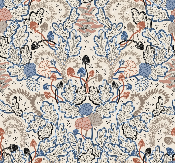 Indian Summer Woodland Wallpaper - Happywall.com