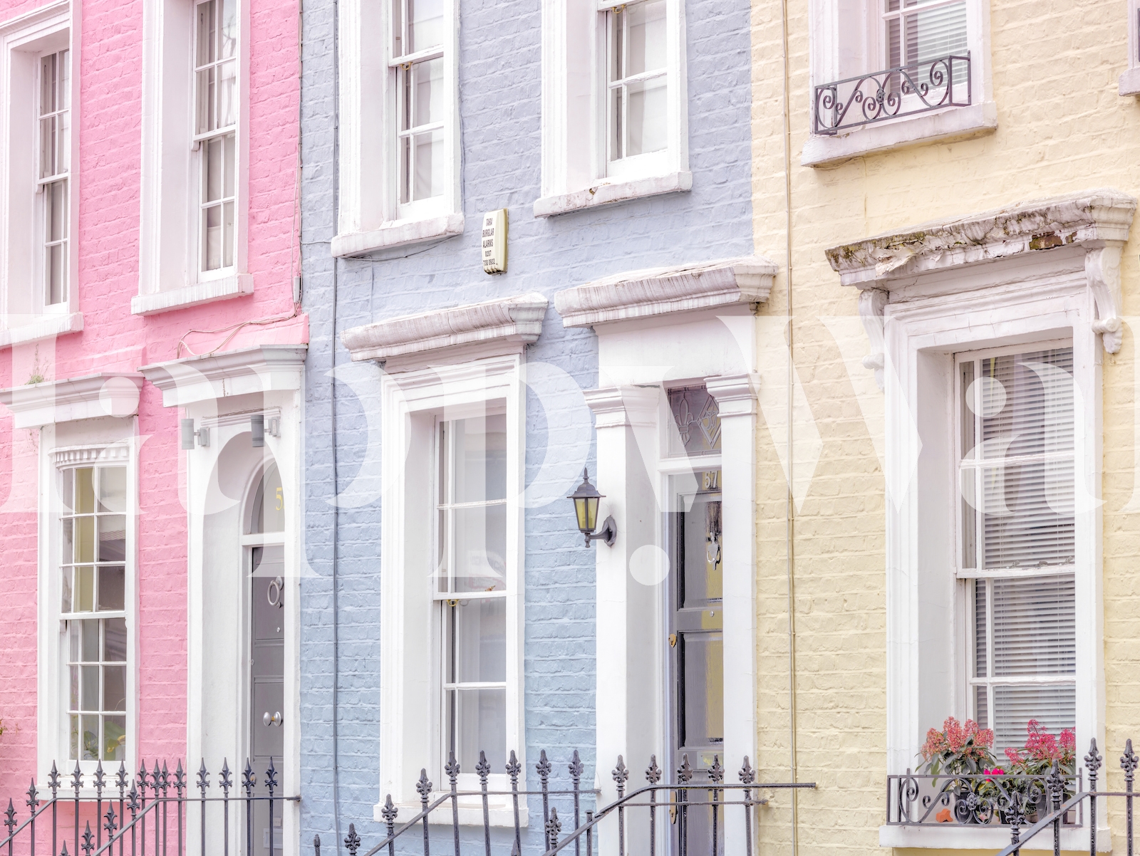 Buy Portobello Houses Wallpaper | Happywall